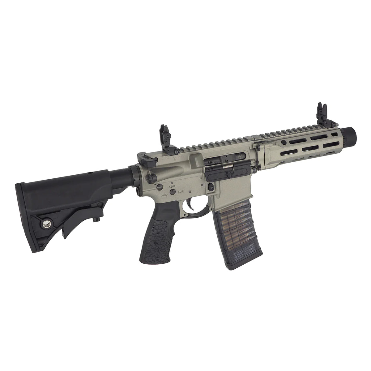 CYMA CGS Daniel Defense DDM4 PDW GBB Airsoft Silver | Bunny Workshop