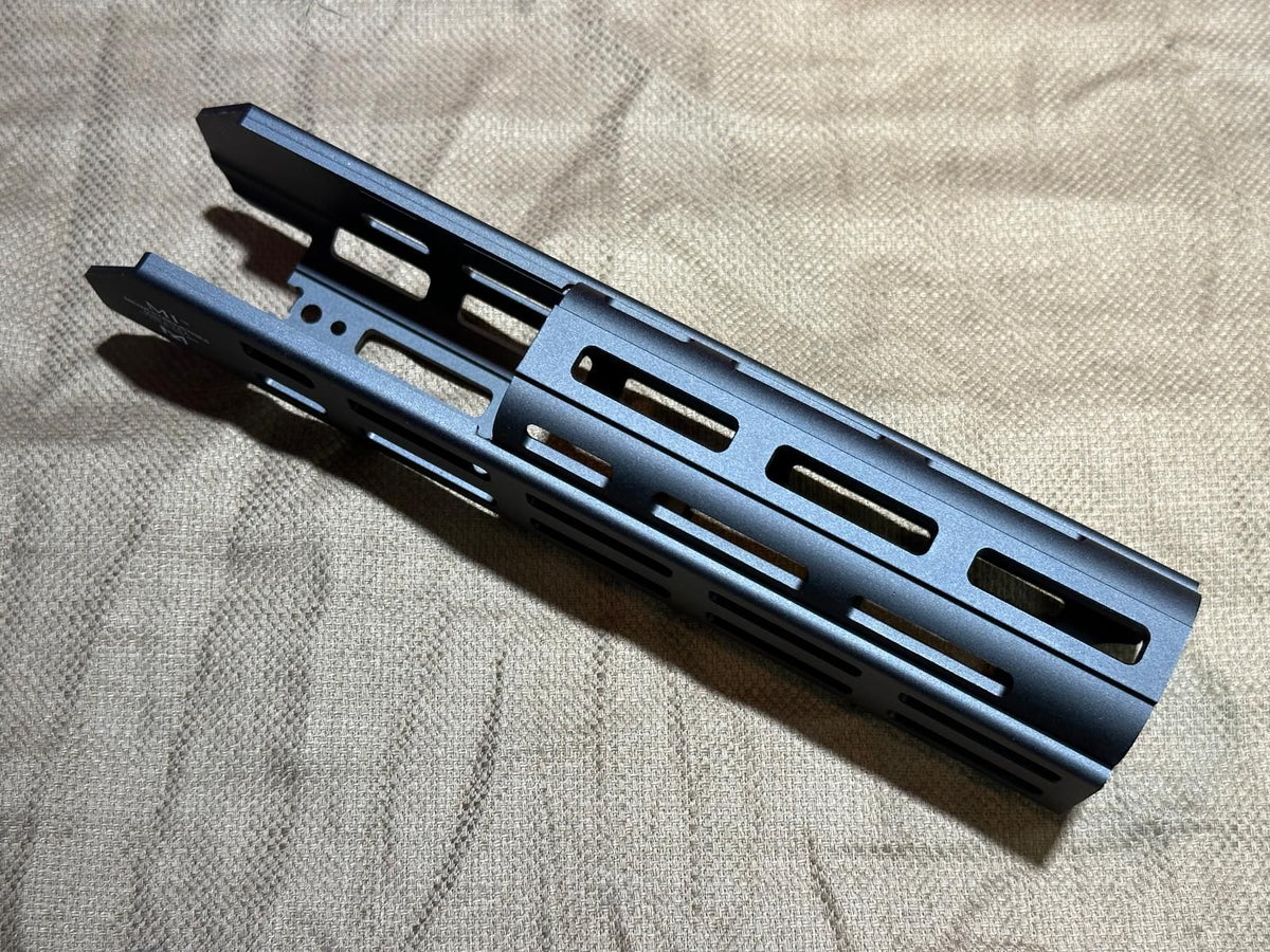CNC MI Style Dual M-LOK 8" inch Handguard Rail for MPX GBB / AEG Serie ...