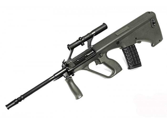 GHK - AUG A2 Gas Blow Back Rifle (OD Green) | Bunny Workshop