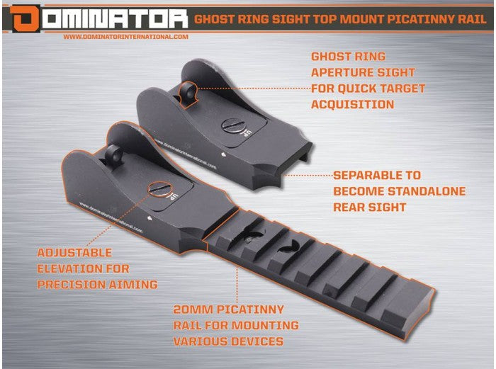 Dominator-Ghost-Ring-Sight-Top-Mount-Picatinny-Rail-For-DM870-Shotgun ...