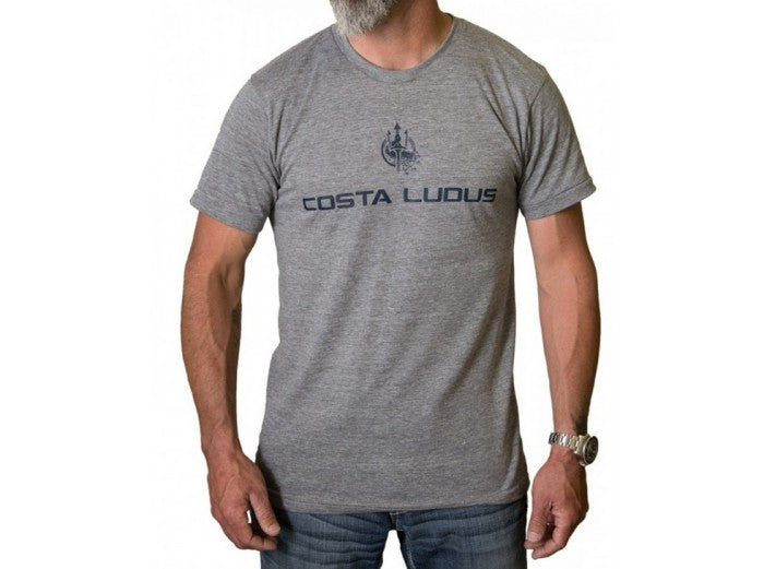 Costa-Ludus-Costa-5-Grey-Navy-Logo-Shirt | Bunny Workshop