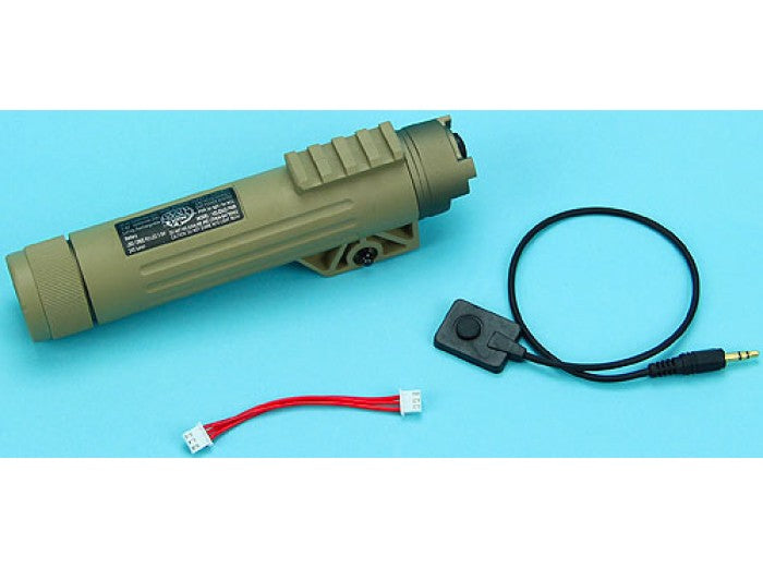 g-p-7-4v-1600mah-20c-aeg-power-bank-w-240lm-led-rail-sand | Bunny Workshop