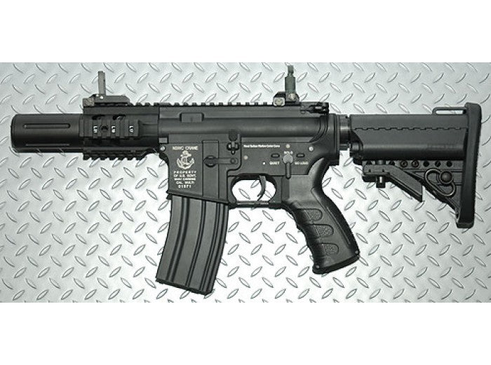 G&P Stubby Buttstock with AEG Stock Tube (Black) | Bunny Workshop